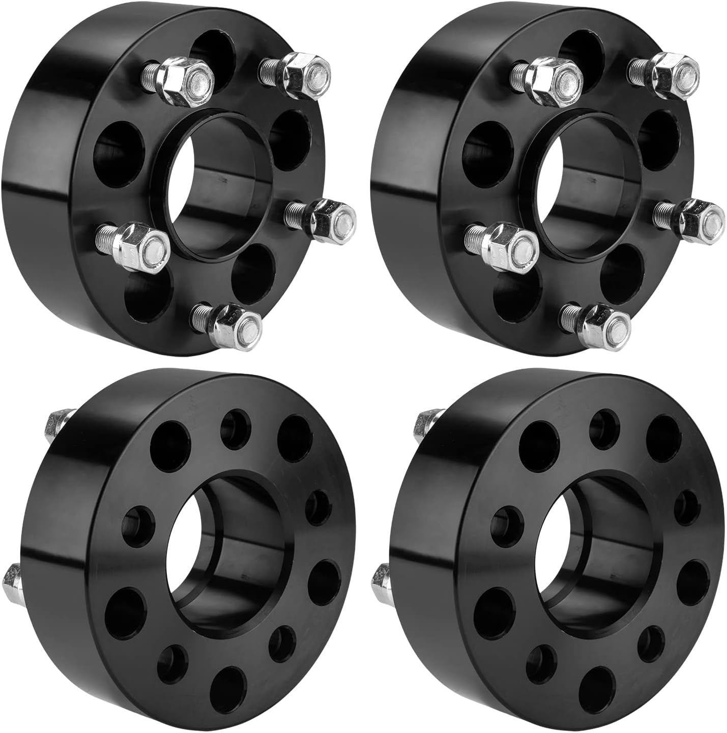 Amazon.com: 4pc 2" (50mm) Wheel Adapters 5x4.5 to 5x5 Adapters Fits JK ...