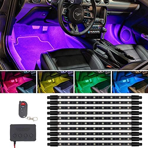 Amazon.com: LEDGlow 10pc Million Color Multi-Color LED Interior ...