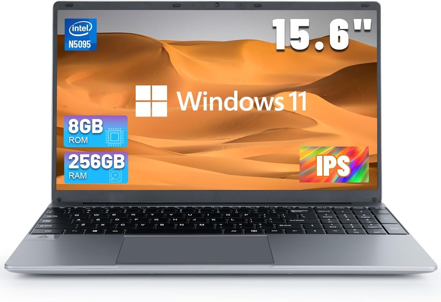 Amazon.com: SGIN 15.6 Inch Laptop, 8GB DDR4 256GB SSD Laptops Computer ...