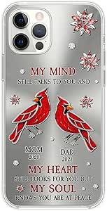 Amazon.com: Wrappiness Personalized Memorial Phone Case - Custom Clear ...