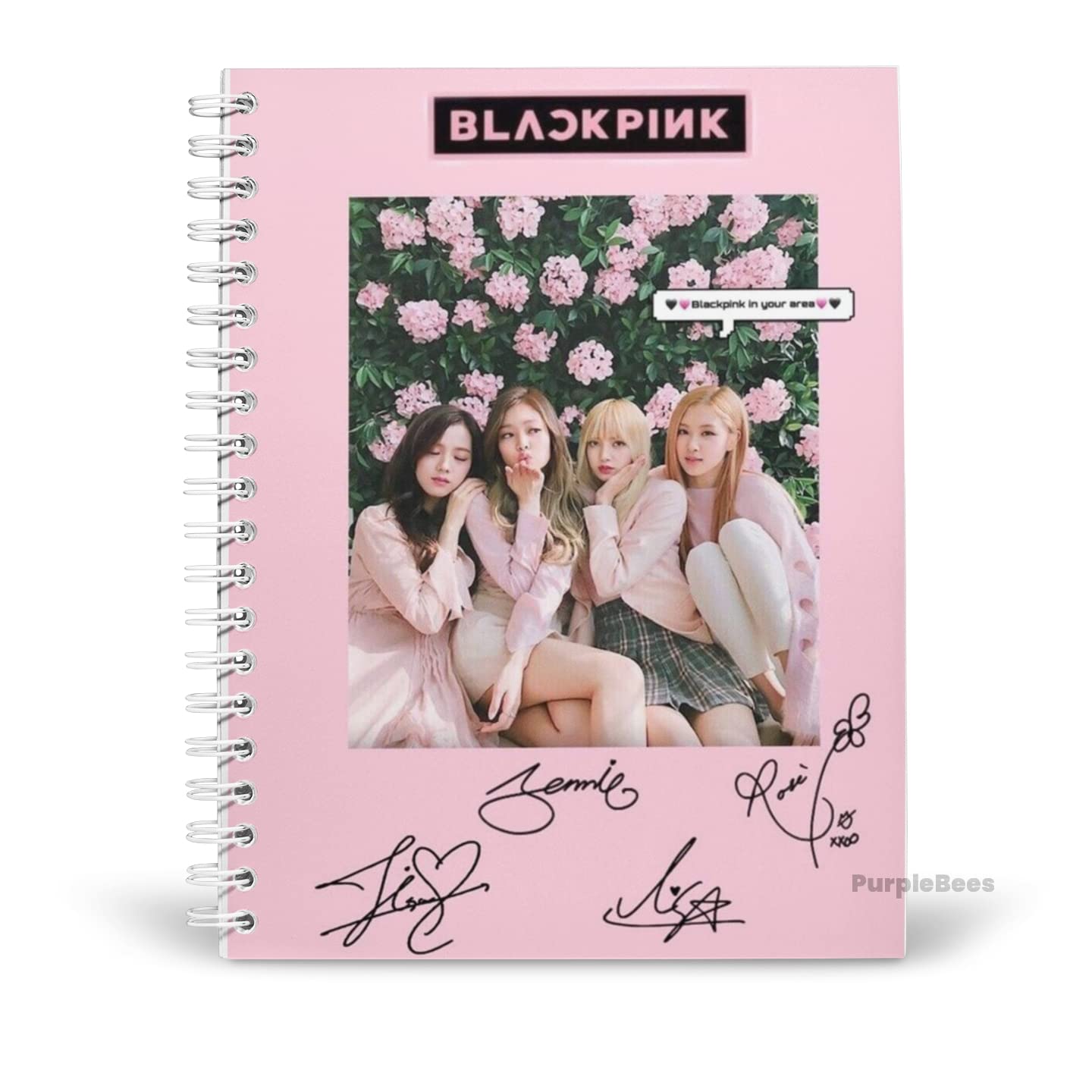 BlackPink KPOP Exclusive Signature Diary | A5160 Pages Unruled Diary ...