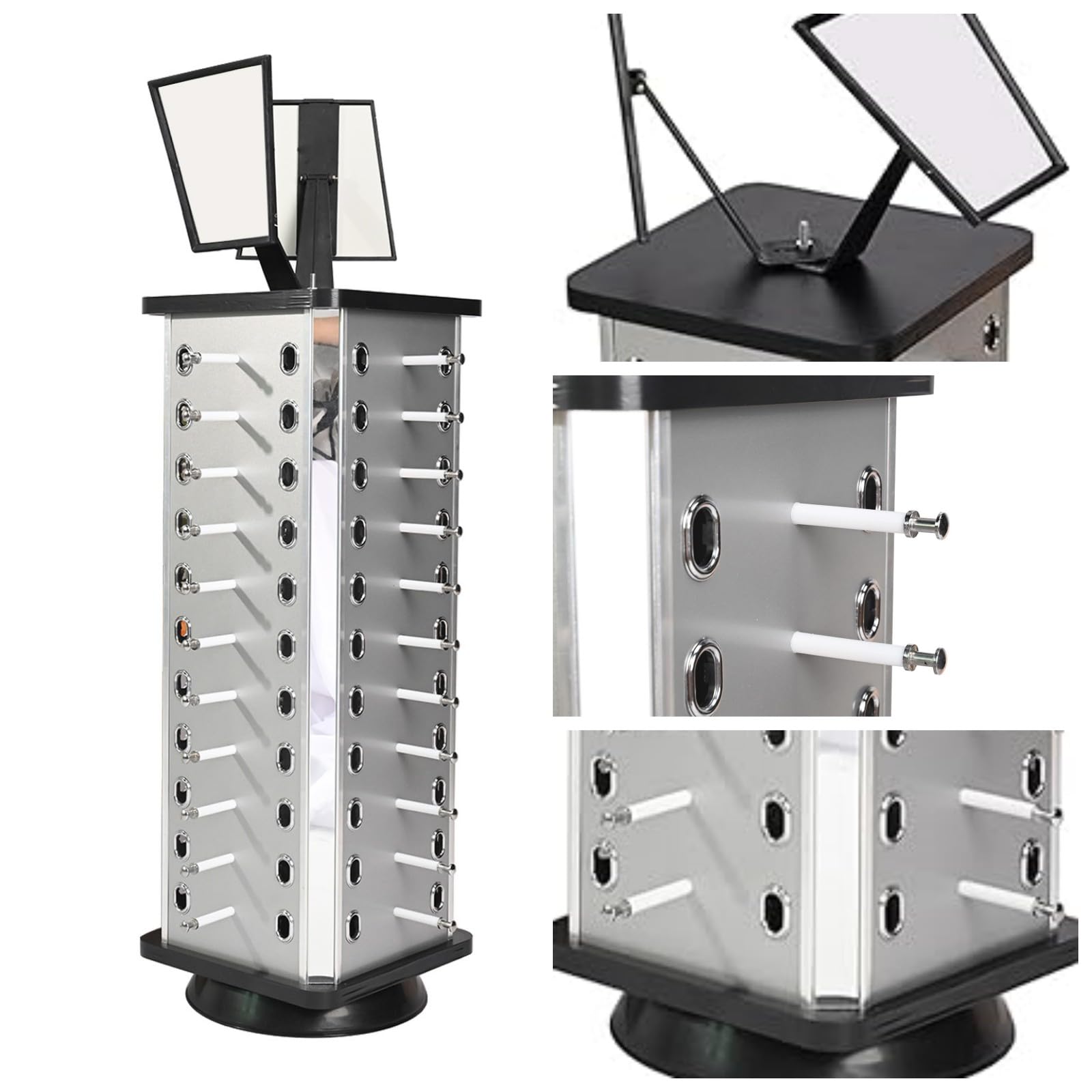 Snapklik.com : MYOYAY Rotating Sunglass Stand Glasses Display Rack 44 ...