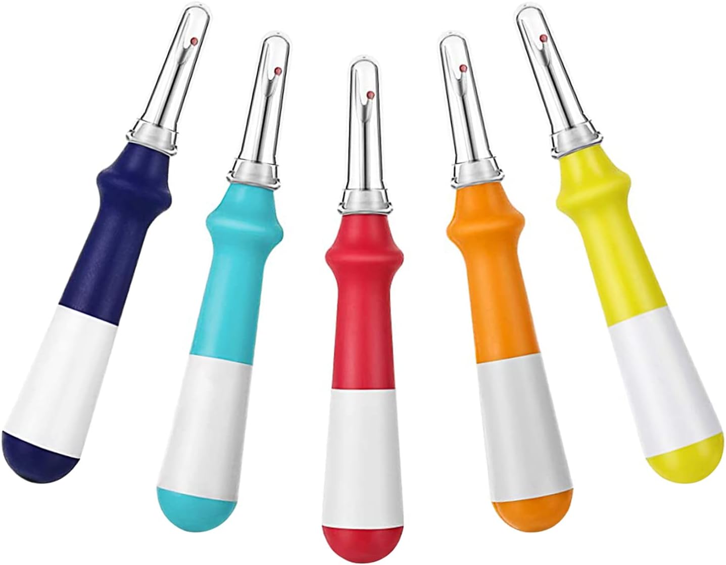 Amazon.com: 5 Pieces Ergonomic Grip Seam Ripper, Colorful Large Thread ...
