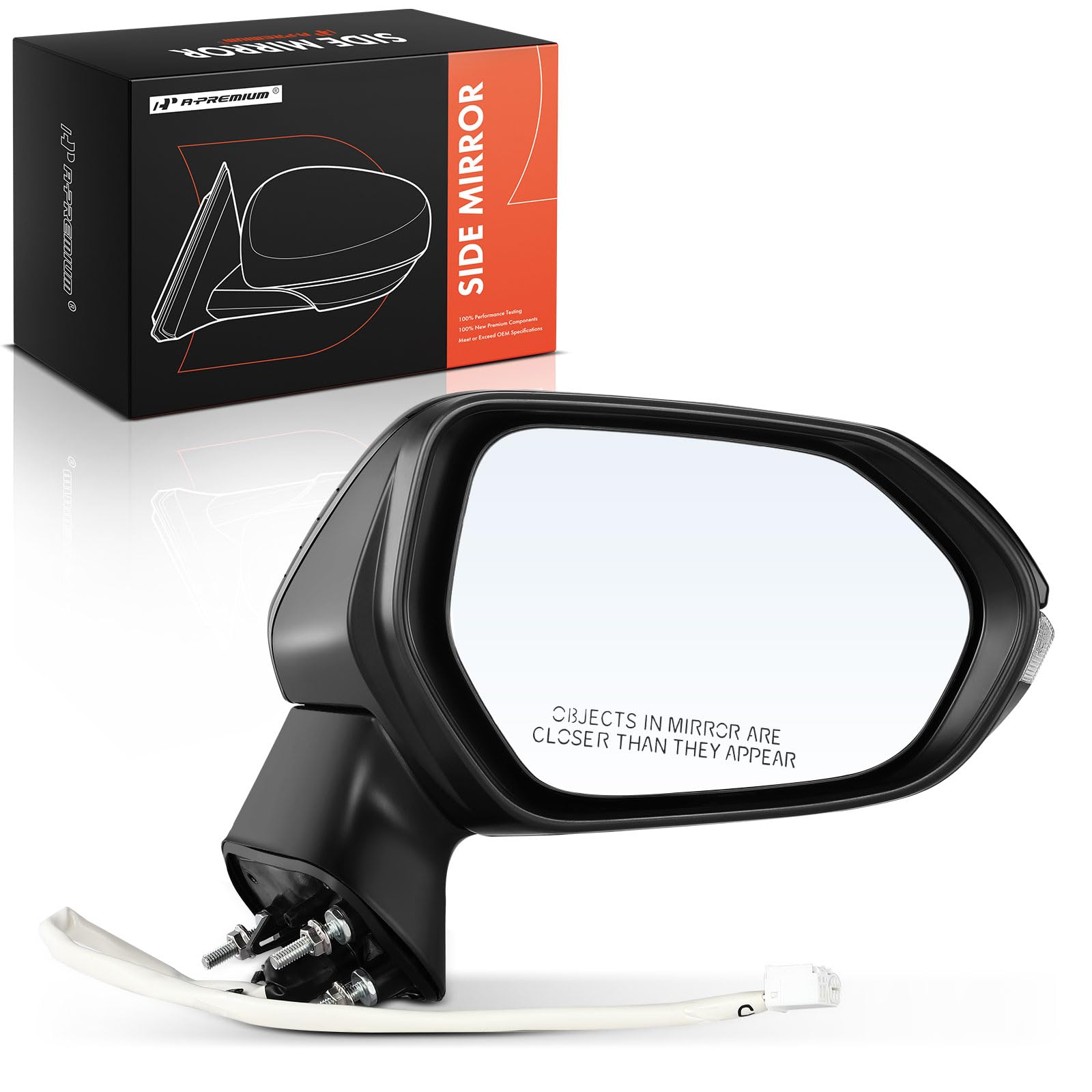 Amazon.com: A-Premium Passenger Side Power Door Mirror Compatible with ...