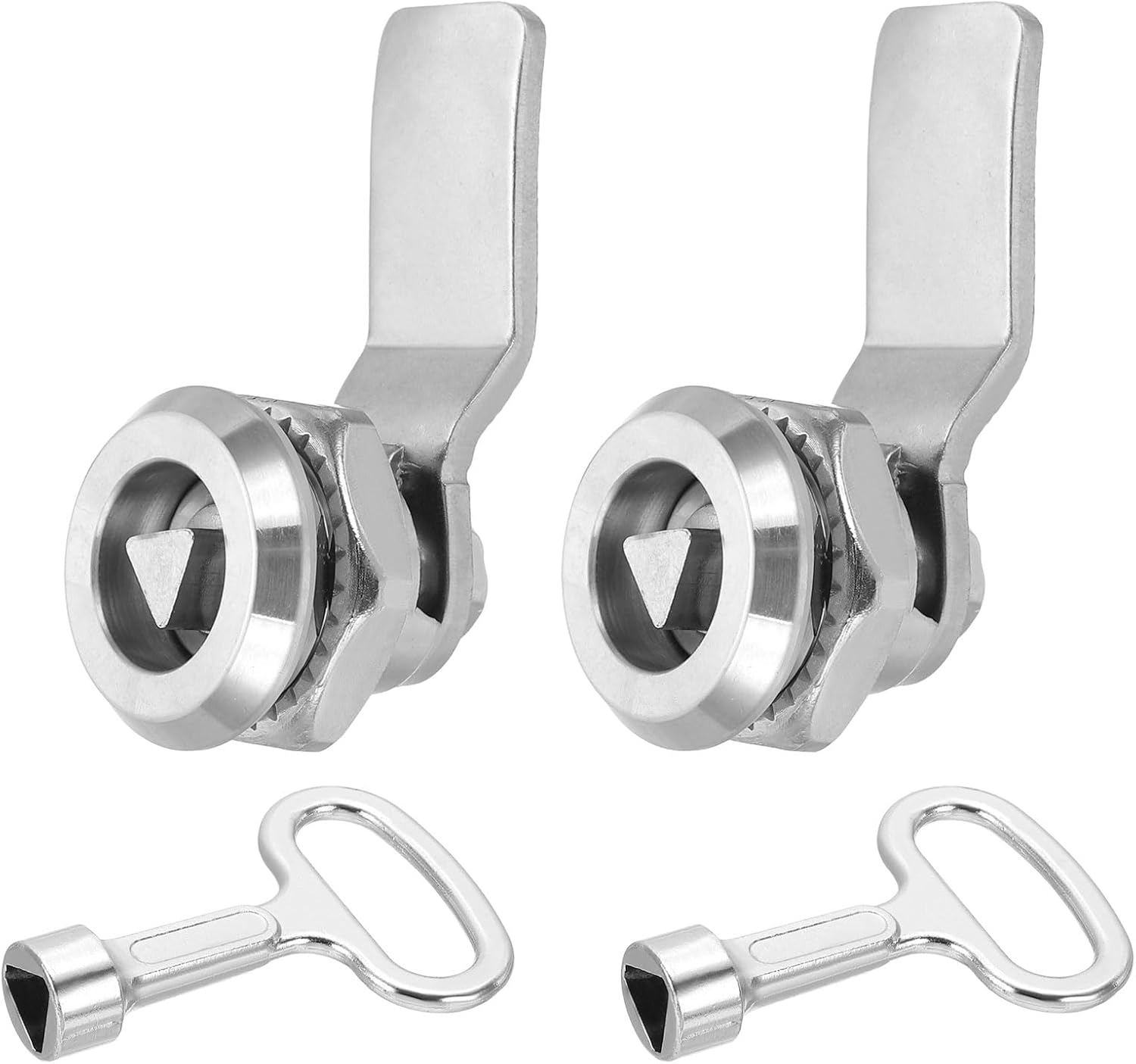 PATIKIL Tubular Cam Locks, 2 Pcs 5/7"(18 Mm) Cylinder 304 Stainless ...