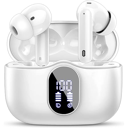 Cuffie Bluetooth, Auricolari Bluetooth 5.3 con Stereo HiFi Immersivo ...