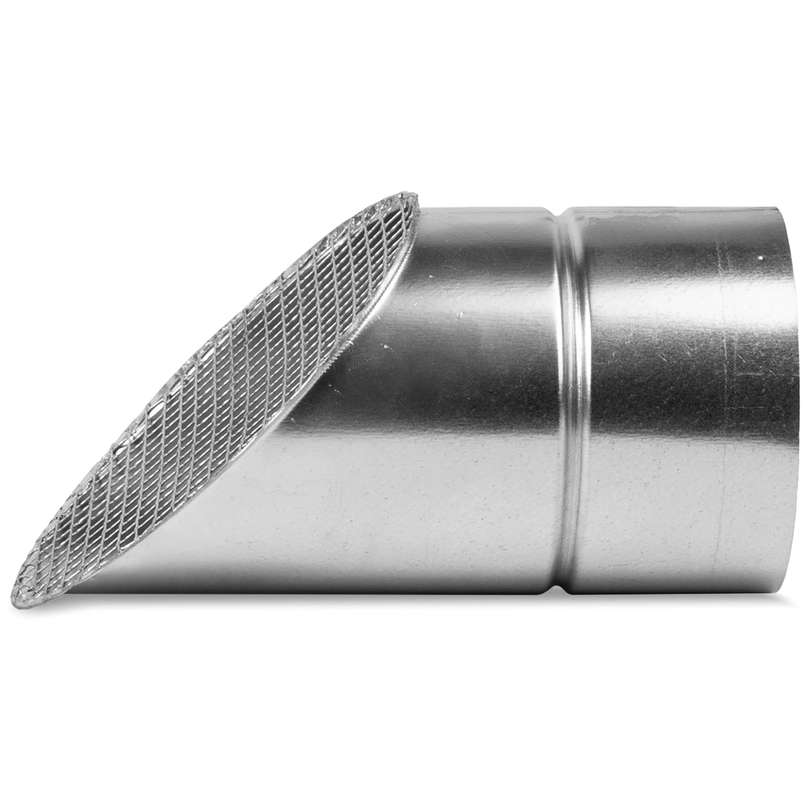 Exterior Vent Pipe Cover 304SS Rainproof Vent Cap 45 ° Oblique Louver