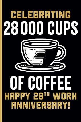 Amazon | 28th Year Work Anniversary Notebook: 28 Years of Service Award ...