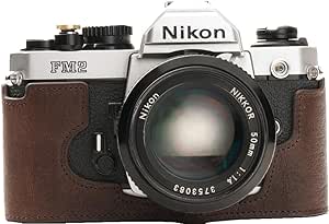 Amazon.com : BMAOLLONGB FM2 Case, Handmade Genuine Real Leather Half ...