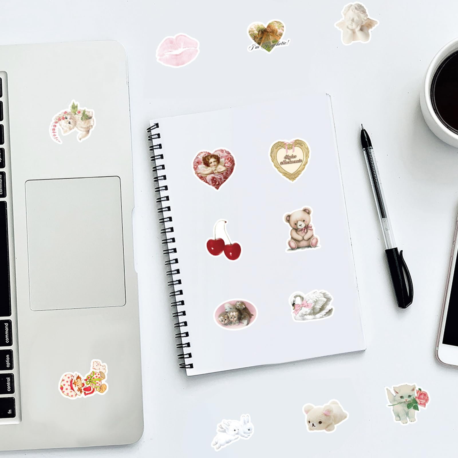 Snapklik.com : 100PCS Coquette Stickers, Kawaii Stickers Coquette ...
