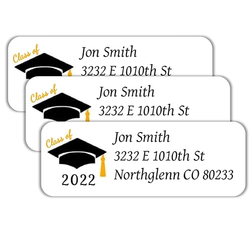 Amazon.com: 60 Personalized graduation, class of (your request) return ...