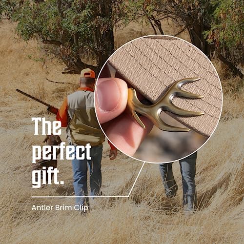 Amazon.com: Outdorz Elk-Inspired Brass Hat Brim Clip - A Durable and ...