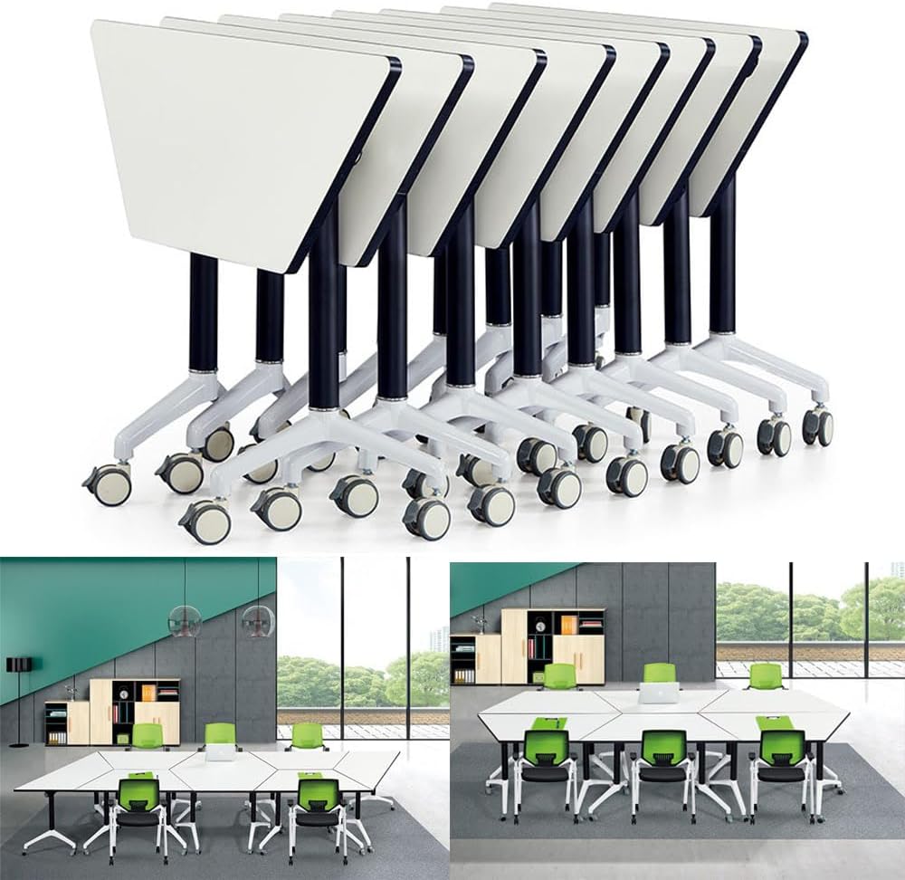 Amazon.com: ZHIHUASMTBX Conference Table,Modern Office Conference Room ...