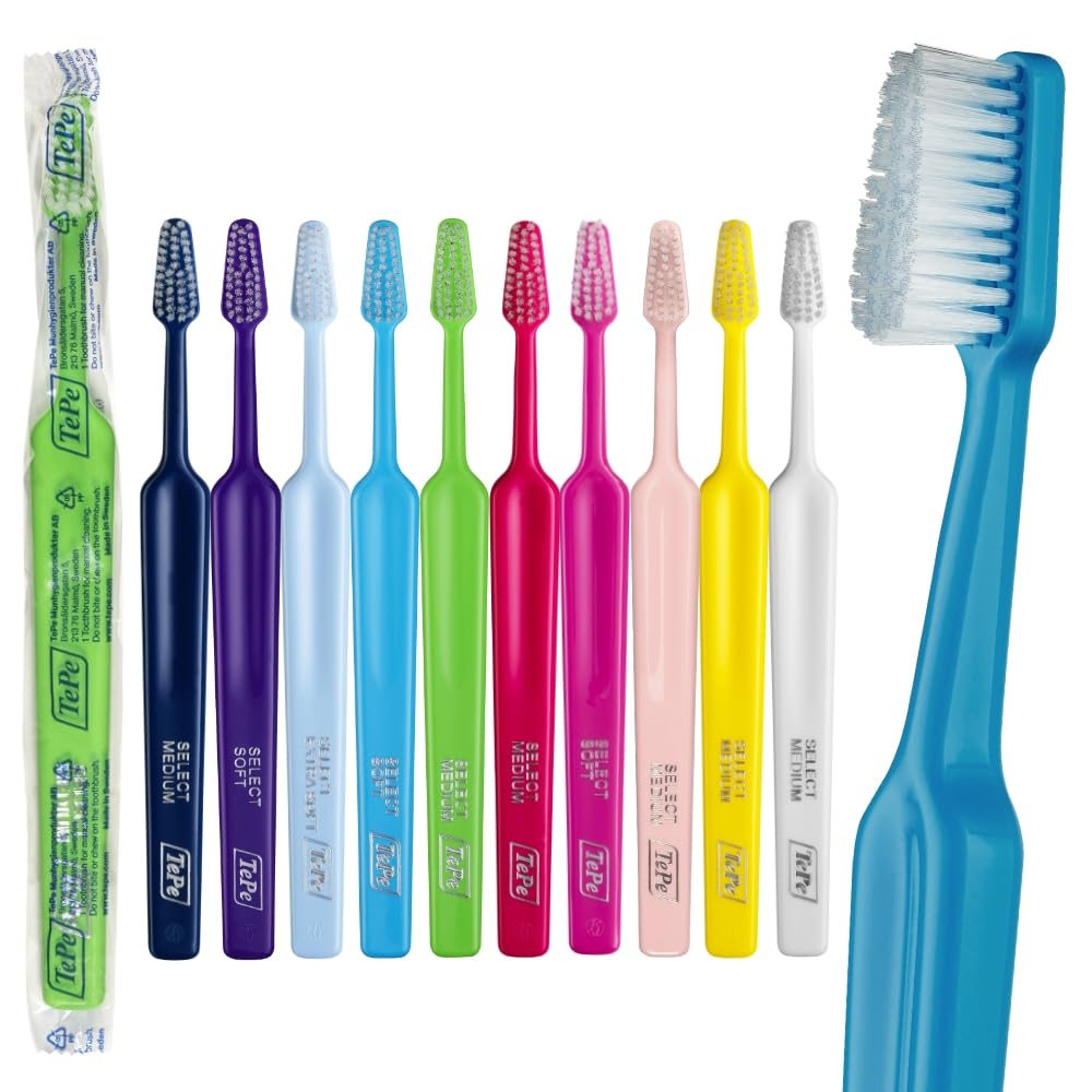 Amazon | TePe テペ 歯ブラシ Select セレクト ミディアム 5本 | 大人用歯ブラシ 通販