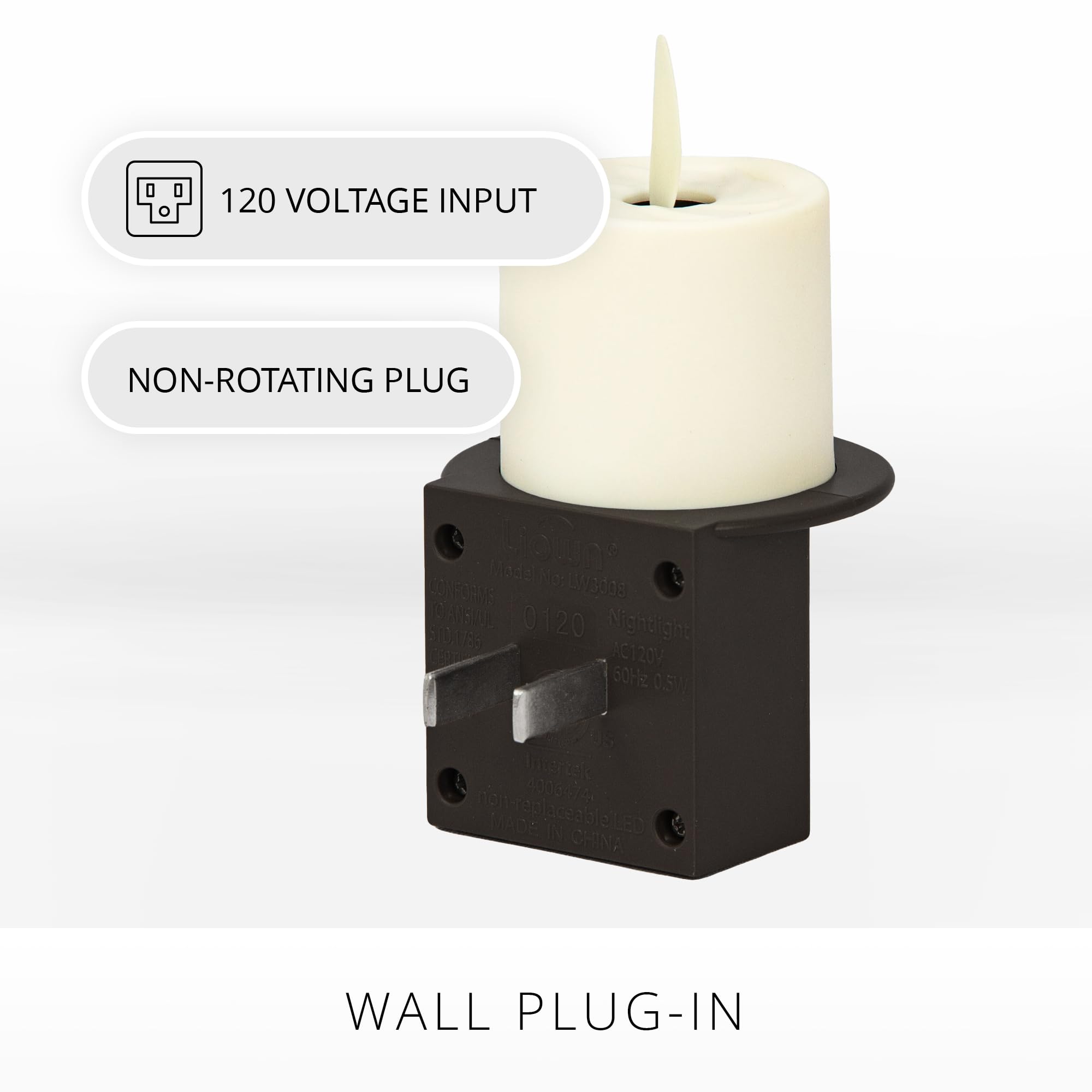 Snapklik.com : Luminara Flameless Candle Nightlight w/Dusk To Dawn ...