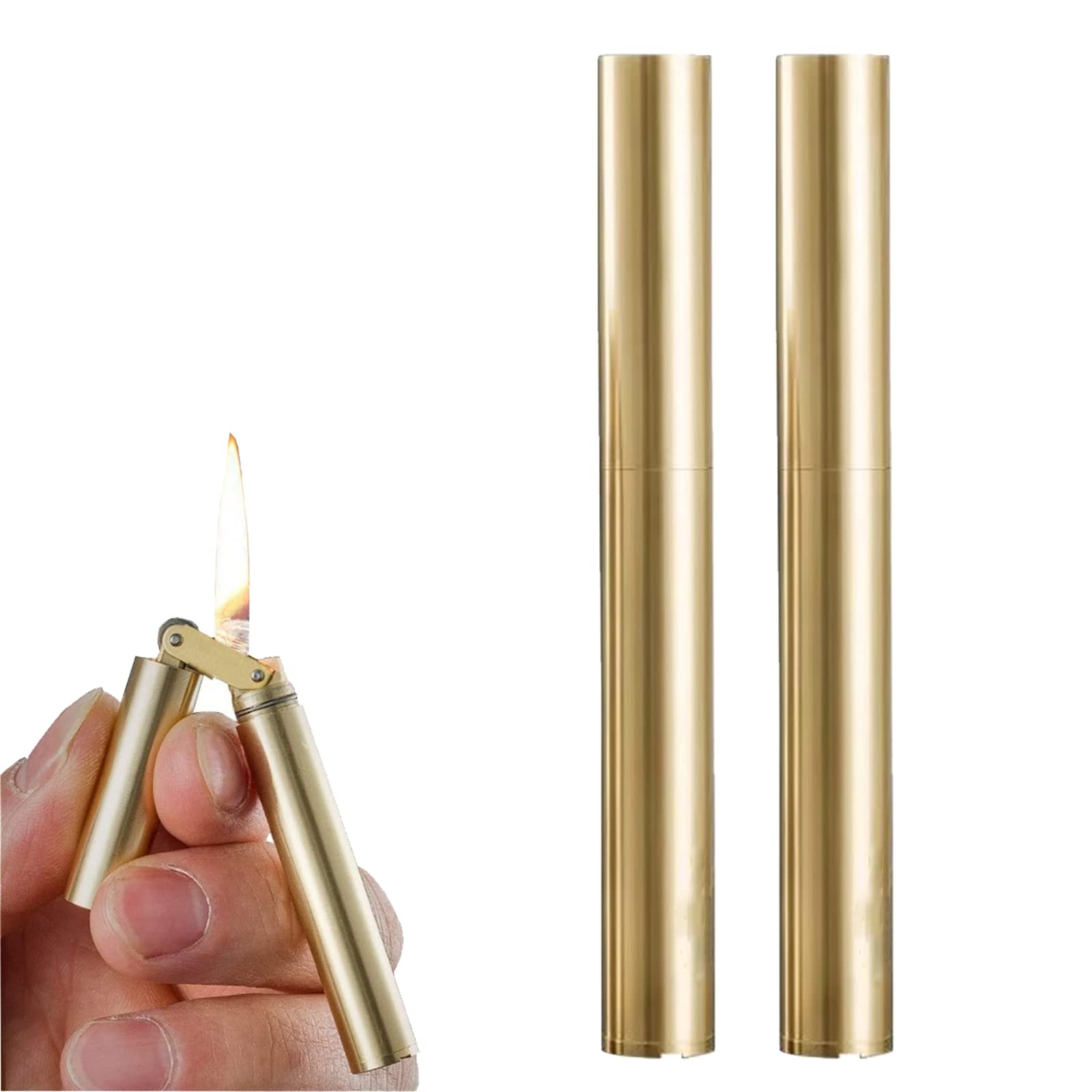 COTTNY Kerosene Oil Lighter Vintage Trench Brass Lighter, Kerosene ...