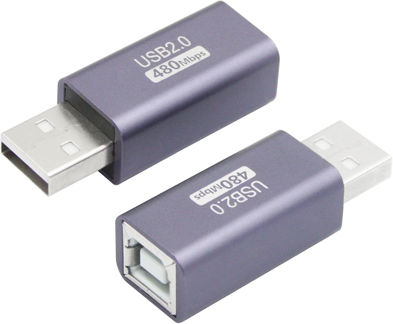 Riertostng USB 2.0 B Type Connector Adapter, USB A Male to USB B (MIDI ...