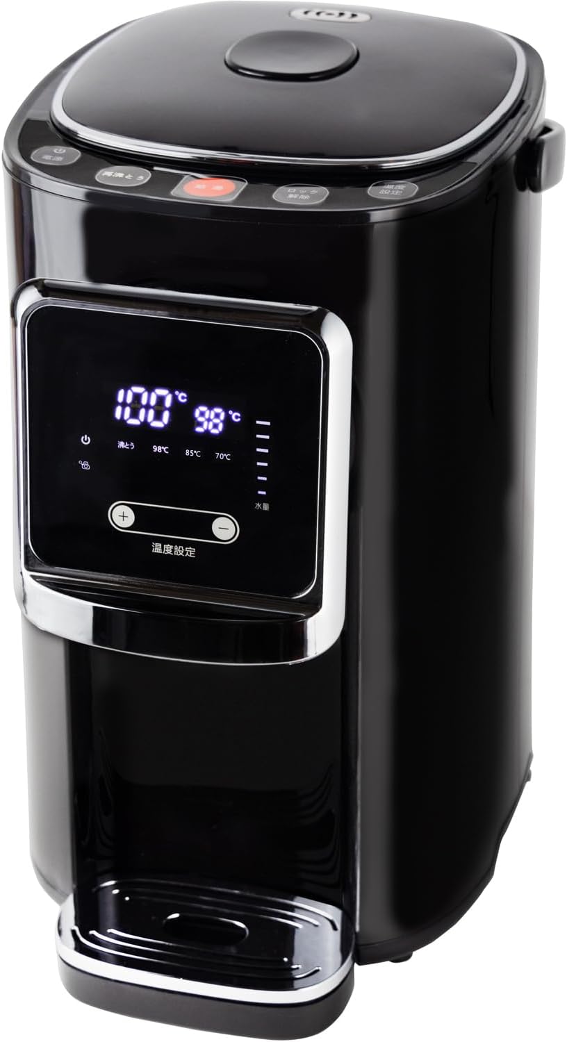 Amazon | アナバス(Anabas) ANABAS 電気ポット 5L 大容量 ポット 保温付き 温度調節機能 マイコン式 空焚き防止 ...