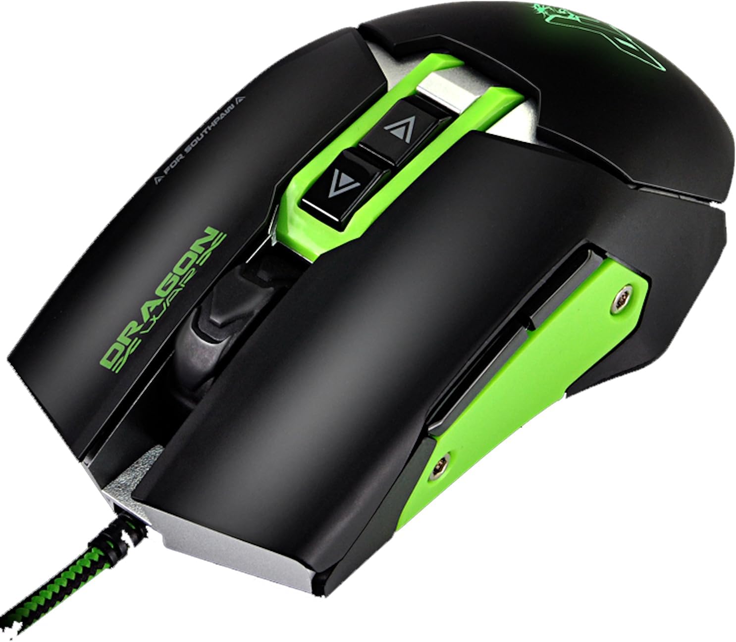 Dragon War Ambidextrous Pro Gaming Mouse. Left or Right Hand. Tactical ...