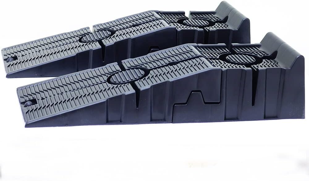 Amazon.com: INTBUYING Car Maintenance Ramp for Oil Change Bracket Ramp ...