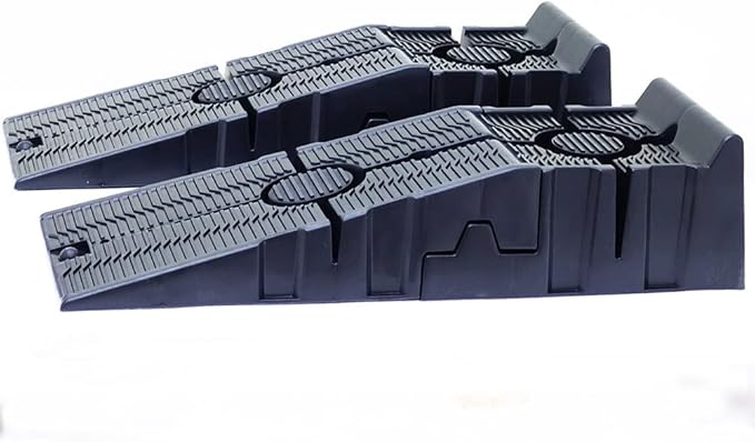 Amazon.com: INTBUYING Car Maintenance Ramp for Oil Change Bracket Ramp ...