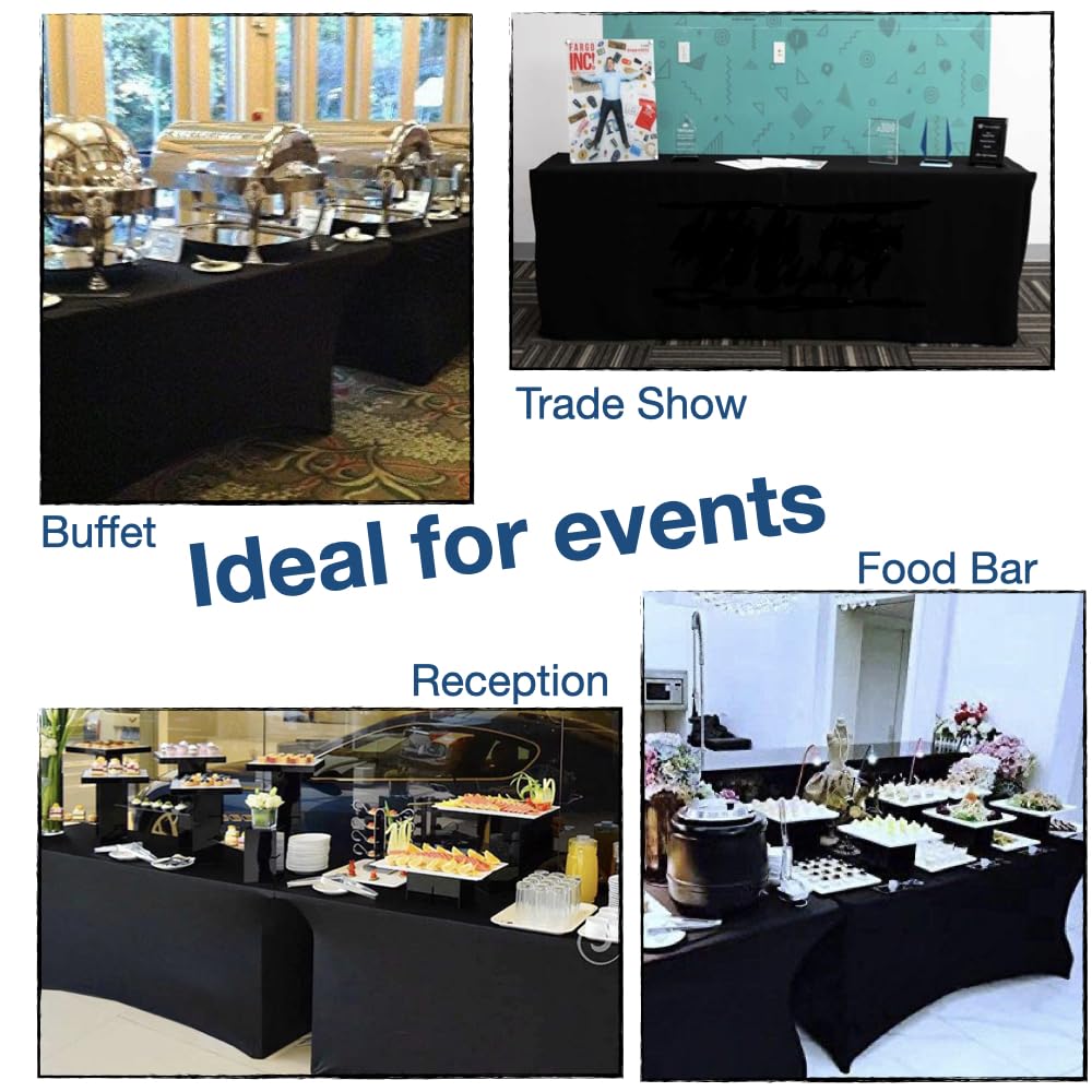 Snapklik.com : Urby Elastic Table Clothes For 6 Foot Rectangle Tables ...