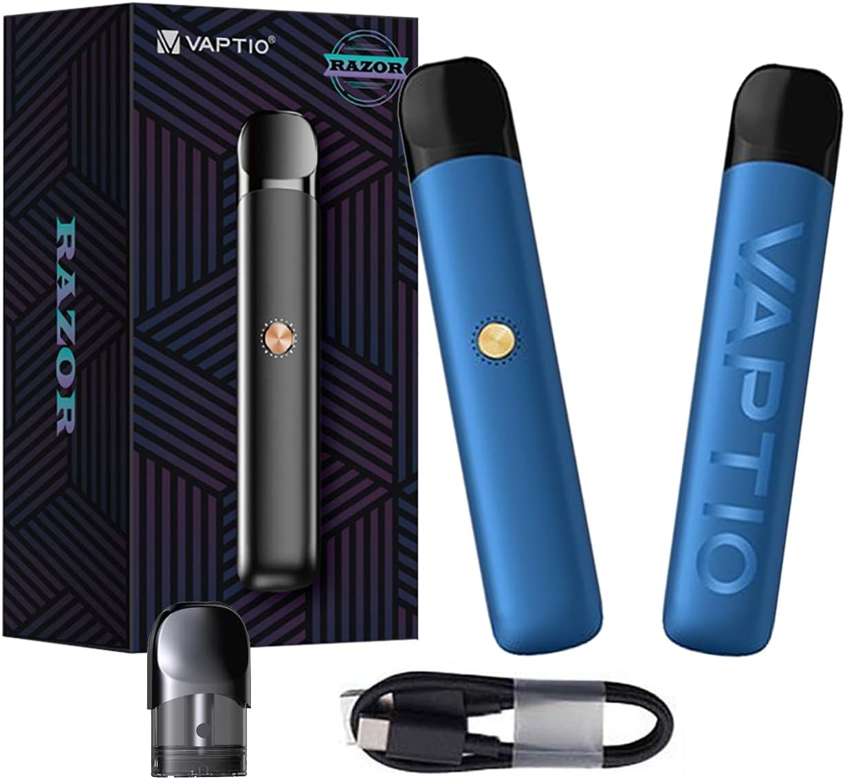 Pod Mod Vaptio Razor Kit sigaretta elettronica con batteria 550mAh 2 ...