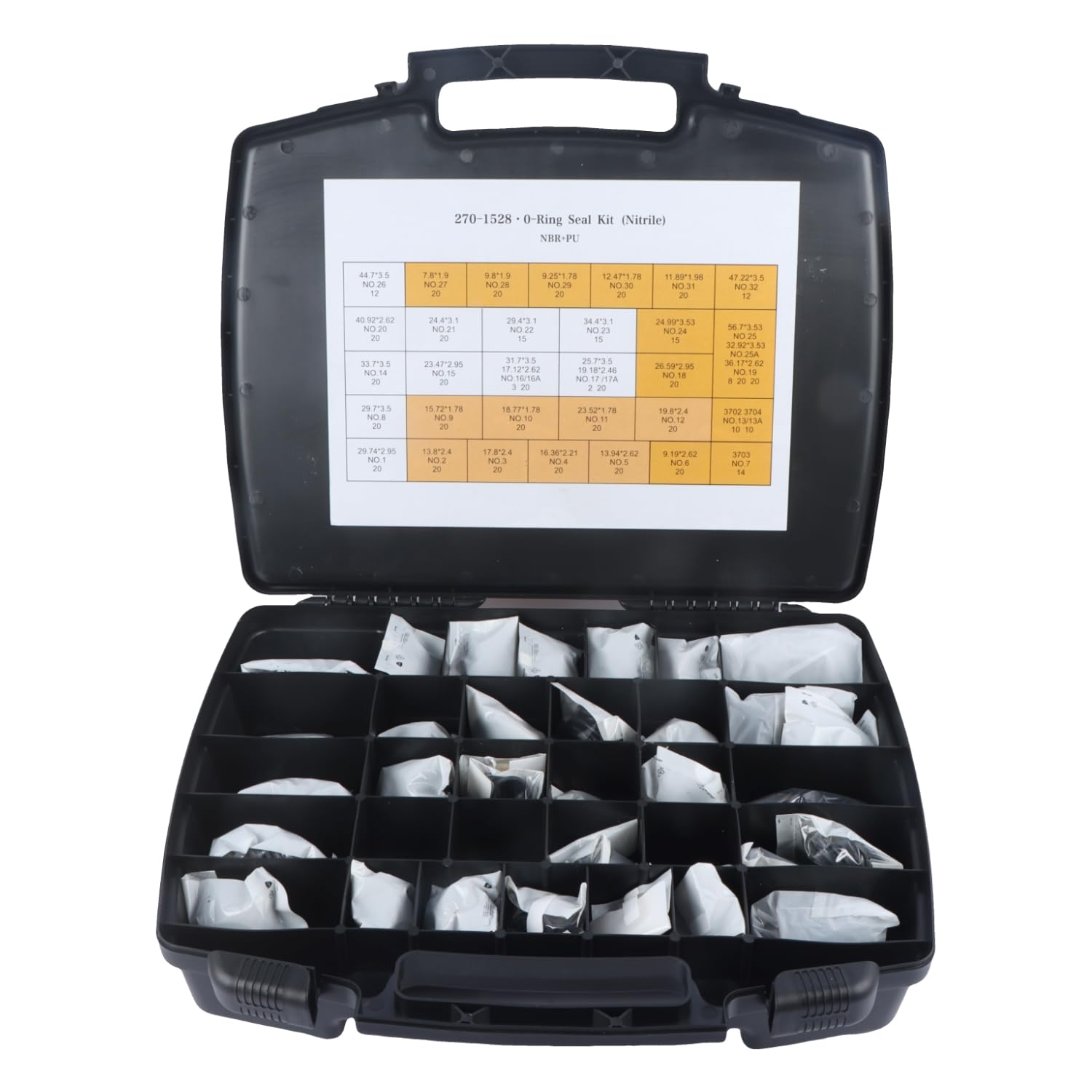 PumpShark 270-1528 Sealing O-Rings Kit, 2701528 4C-4782 O-Rings Box ...