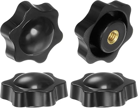 Amazon.com: HARFINGTON 4pcs Star Knobs 1/4-20 Female Thread 32mm Head ...
