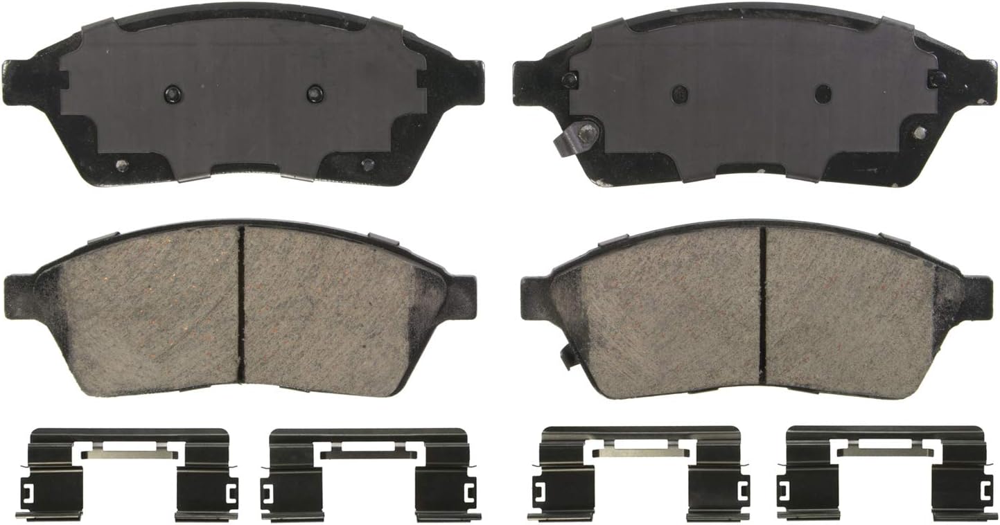 Amazon.com: BOSCH BE1404H Blue Ceramic Disc Brake Pad Set With Hardware ...
