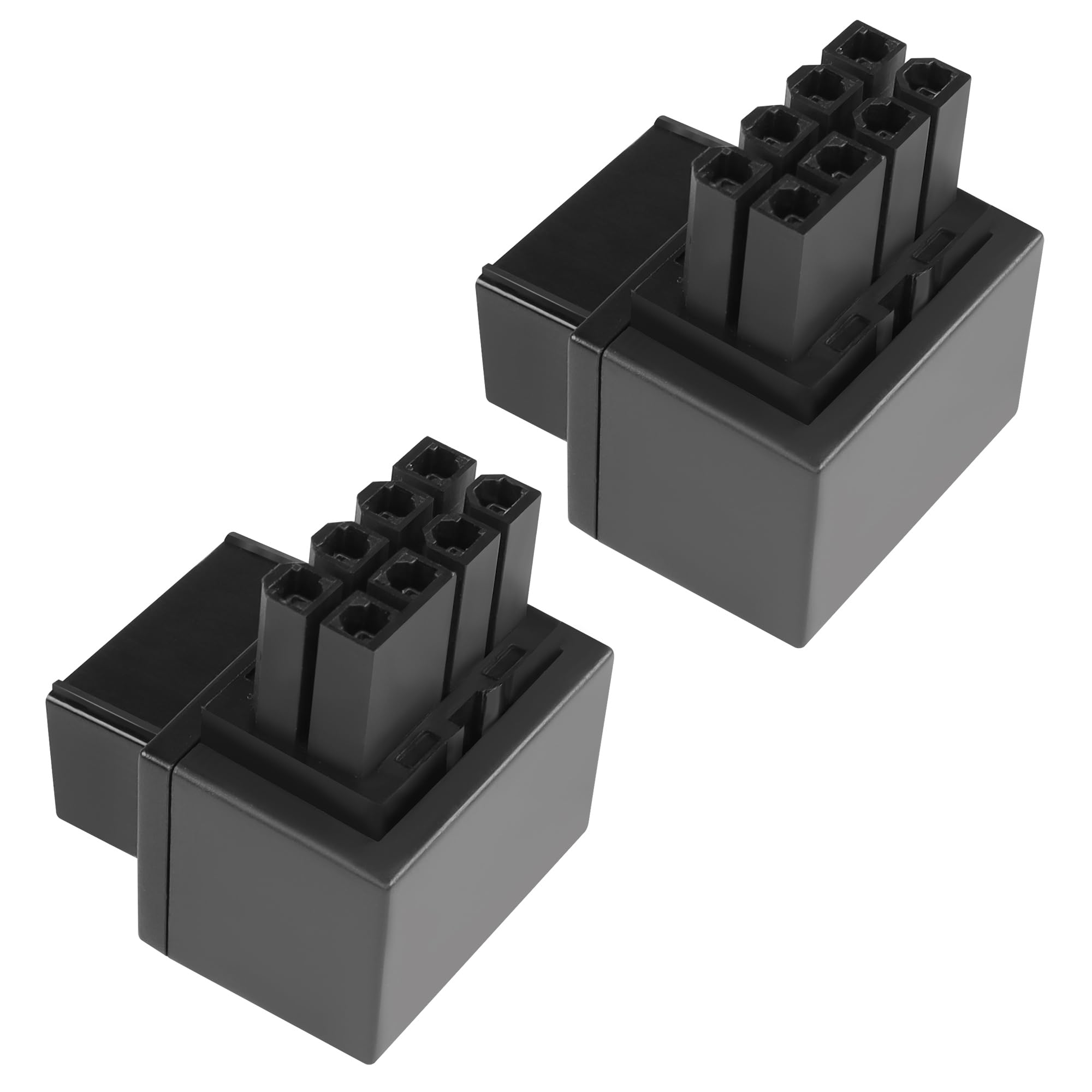 180 Degree 8-pin PCIe Power Connector 8-Pin GPU Power Adapter 2 Pack ...