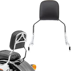 Amazon.com: TIGERSGATE Chrome Sissy Bar Fast to Install Passenger ...