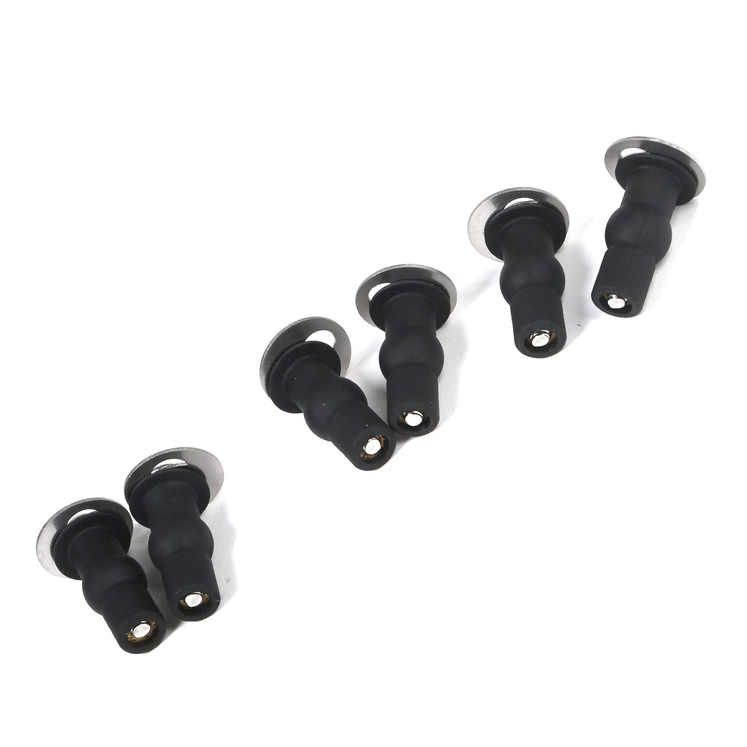 Snapklik.com : Hibbent 6 Pack Universal Toilet Seat Hinges Screw ...