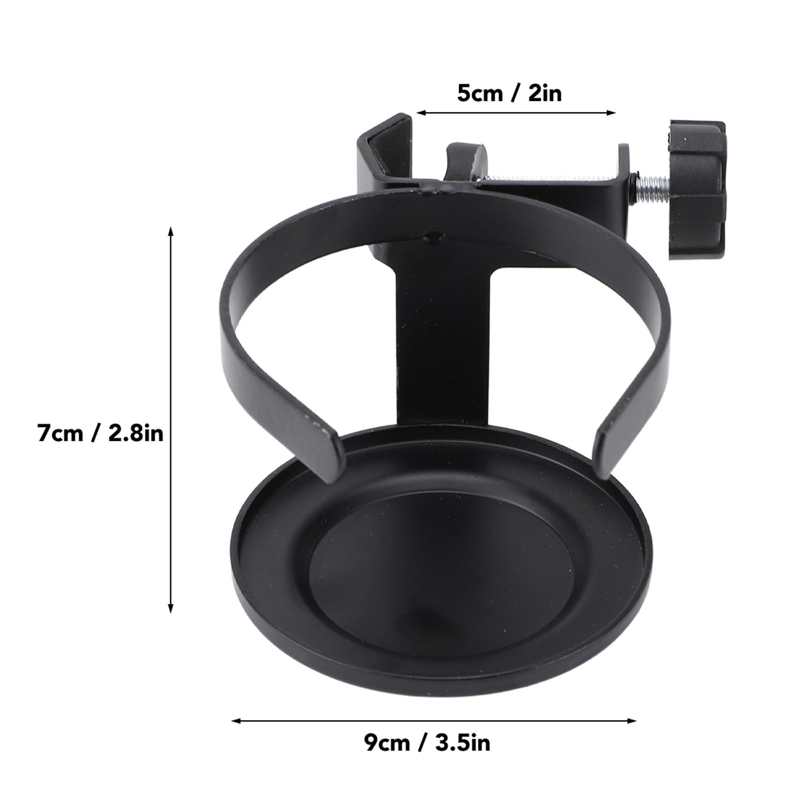 Snapklik.com : Mic Stand Cup Holder Mount, Adjustable Water Bottle ...