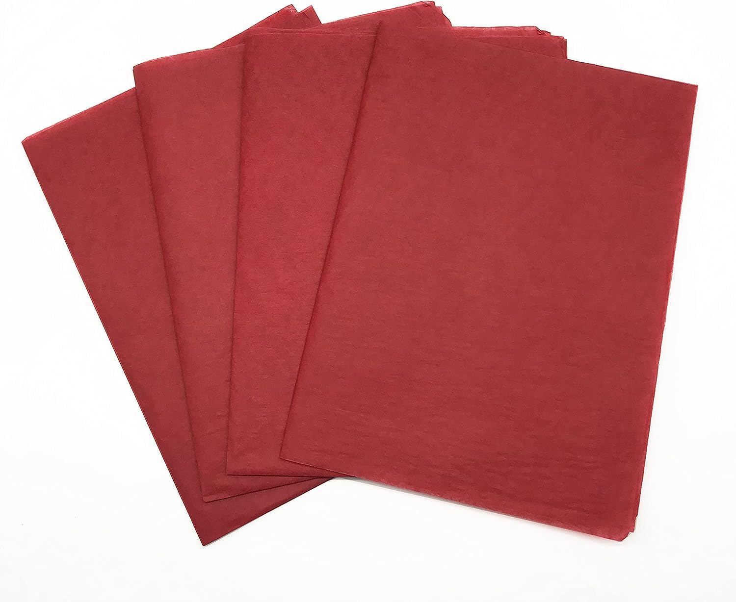 REDDOTGIFT 25 Sheets Red Tissue Paper Gift Wrapping DIY Tissues 50 ...