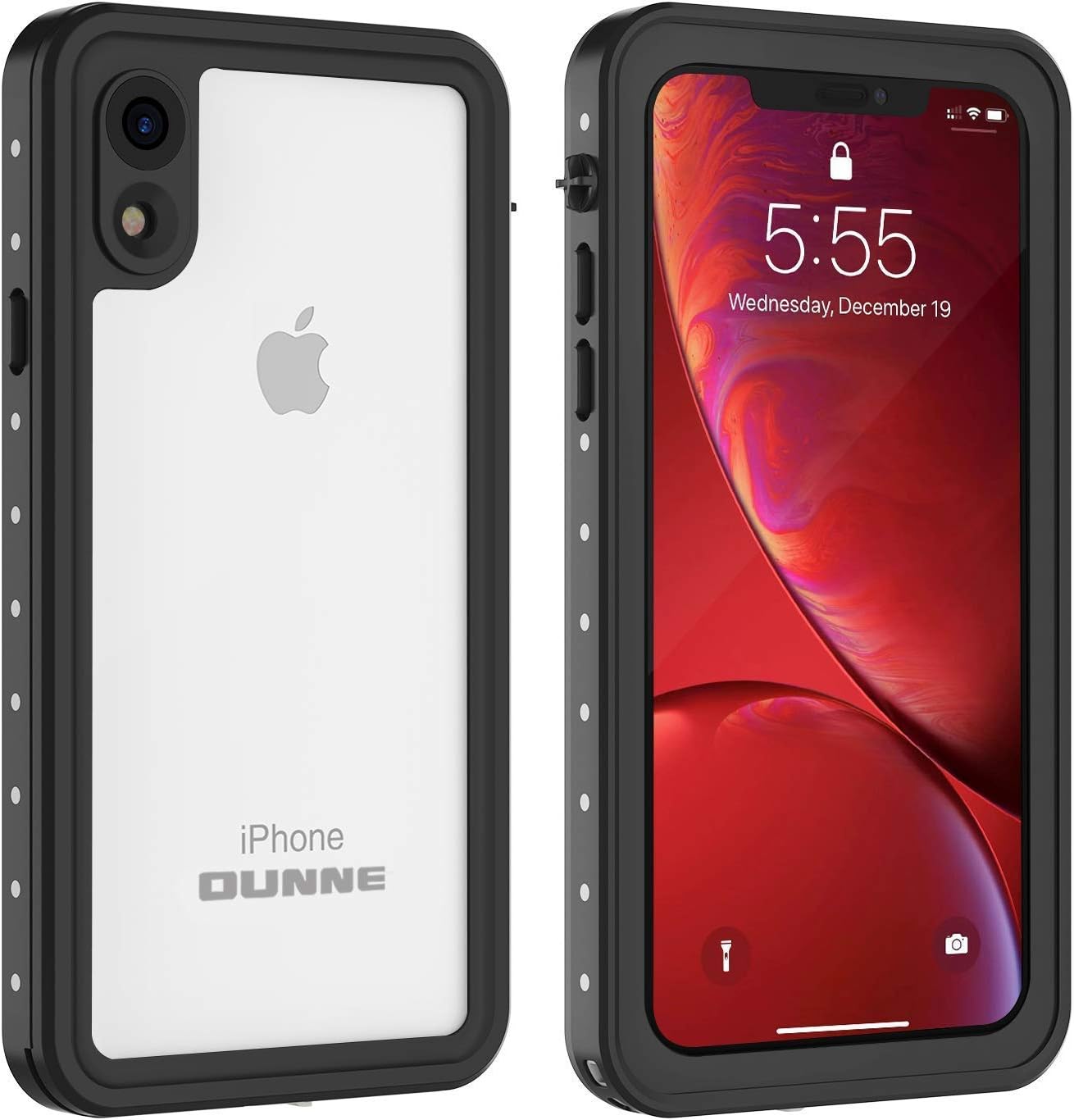 Amazon.com: OUNNE Waterproof Dustproof Shockproof Case for iPhone XR ...