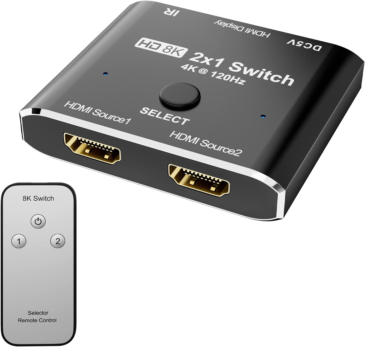 Amazon.com: Monoprice 4x4 Matrix HDMI Switch & Splitter with Remote ...