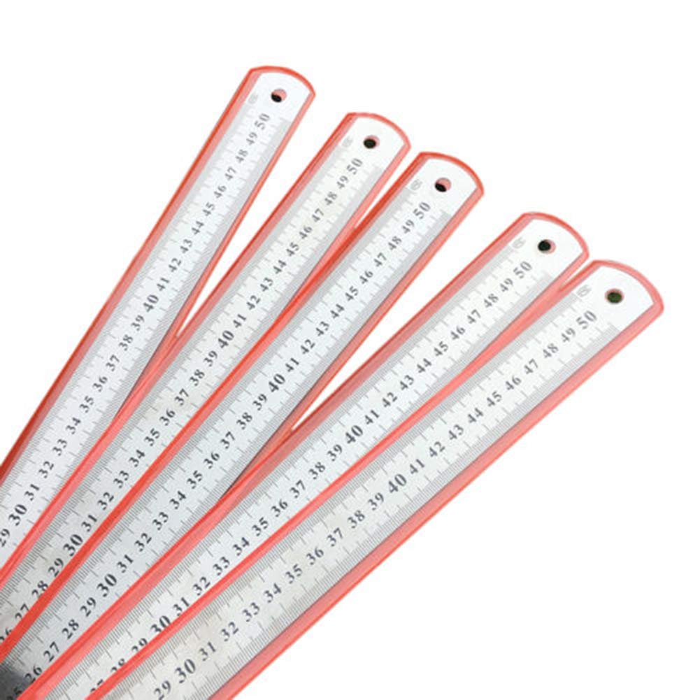 Washranp Ruler,30/50/60cm Metric Stainless Steel Measuring Tool ...