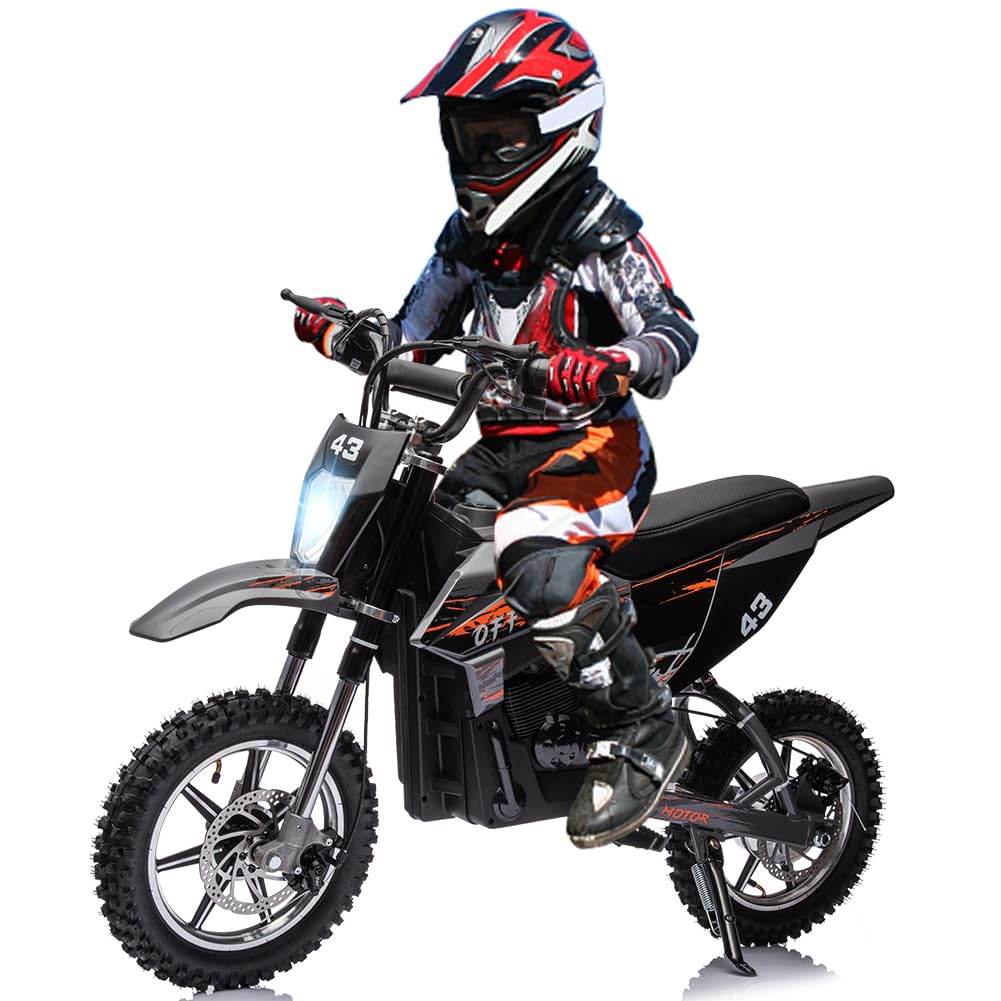 Amazon.com: 36V Electric Dirt Bike for Kids, Ride on Motorcycle 350W ...
