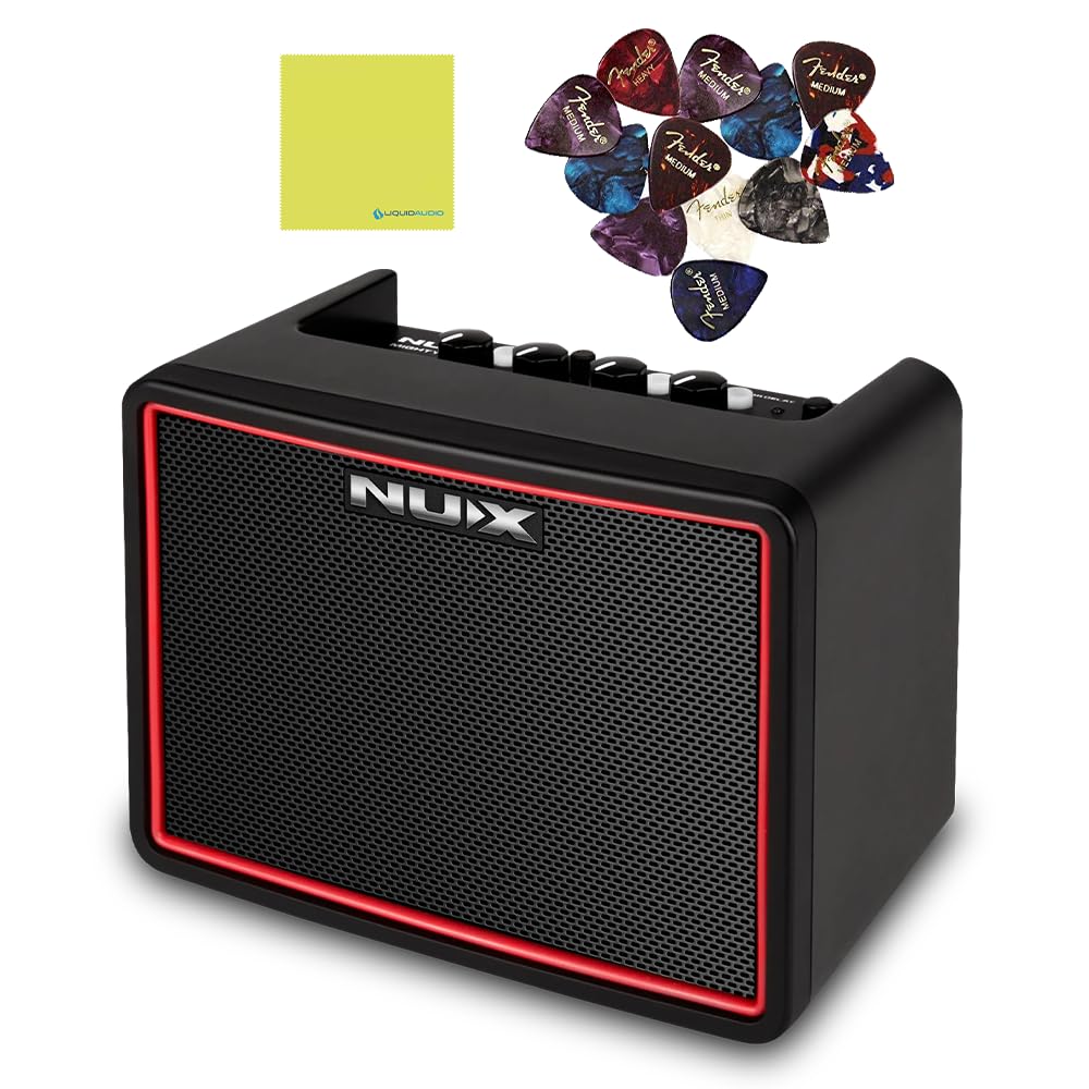 Amazon.com: NUX Mighty Lite BT MKII Portable Desktop Modeling Guitar ...