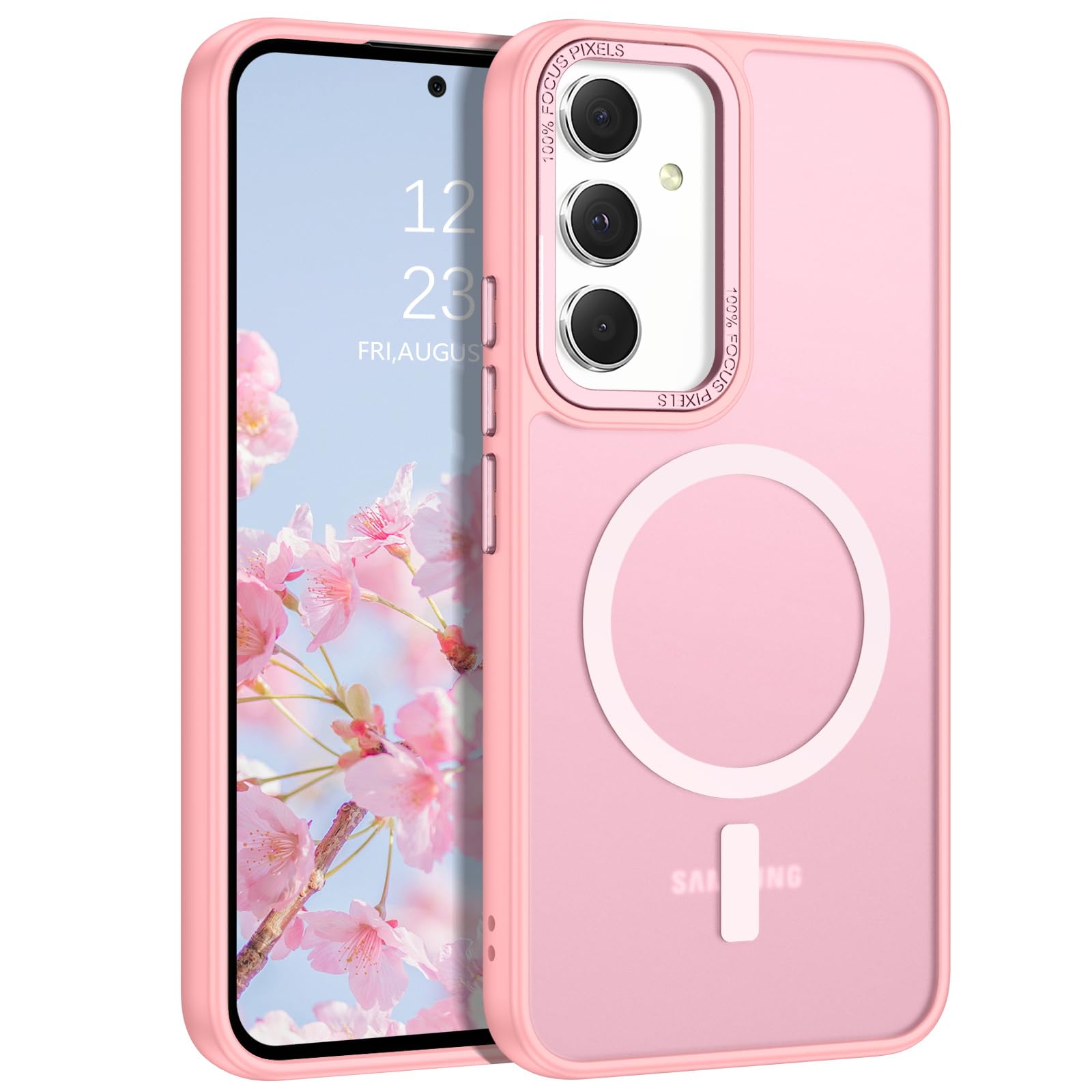 Amazon.com: GUAGUA for Samsung Galaxy A54 Case Compatible with MagSafe ...