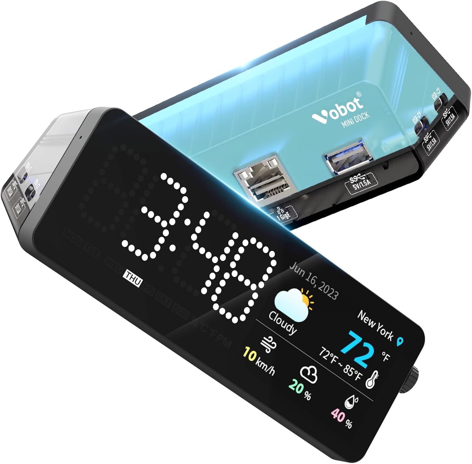 Amazon.com: Vobot Mini Dock, 7-in-1 USB C Docking Station with Screen ...