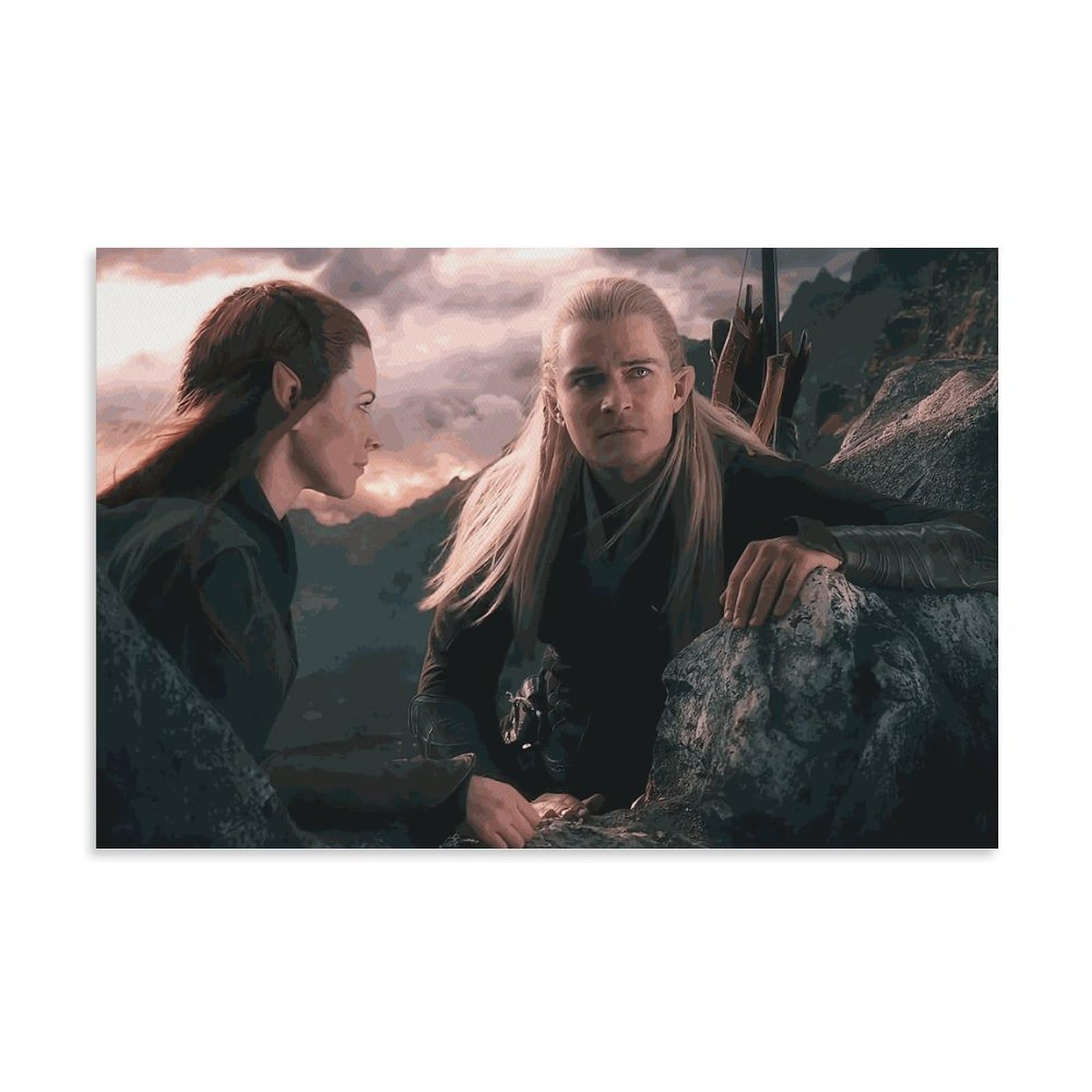 Legolas Poster Hobbit Rivendell Print, Herr Der Ringe, Der Hobbit,