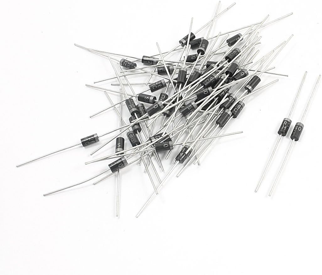 Amazon.com: COZMAX 3mm x Diodes 6mm Cylindrical Schottky Barrier ...