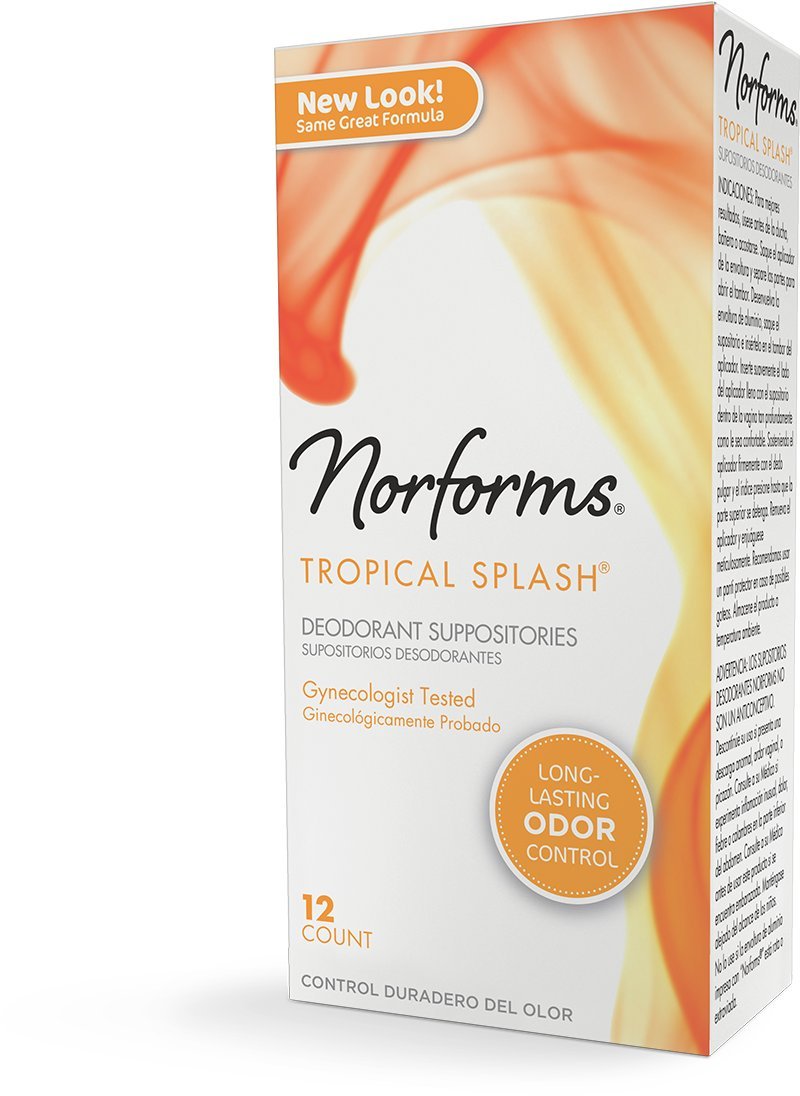 Norforms Suppositories Tropical Splash 12 Count : Amazon.co.uk: Health ...