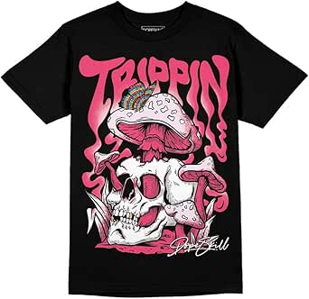 DopeSkill Graphic Tee Triple Pink Horror Skull Streetwear Hip Hop Men's ...