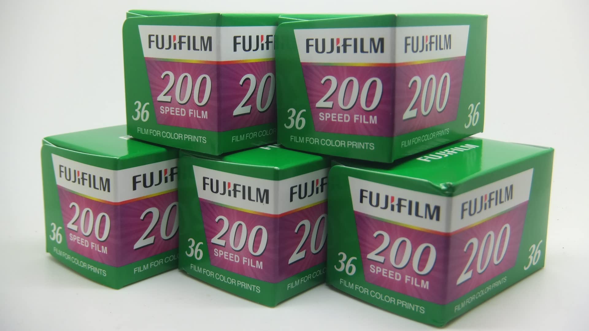 Fujifilm C200 35mm 36exp Colour Film 5 Pack: Amazon.co.uk: Electronics ...