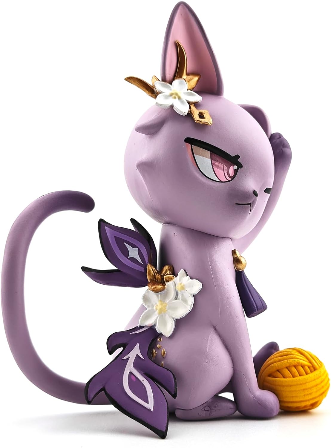 Amazon.com: GOLEHS Genshin Impact Cat Figurine - 3.75" Cute Anime ...