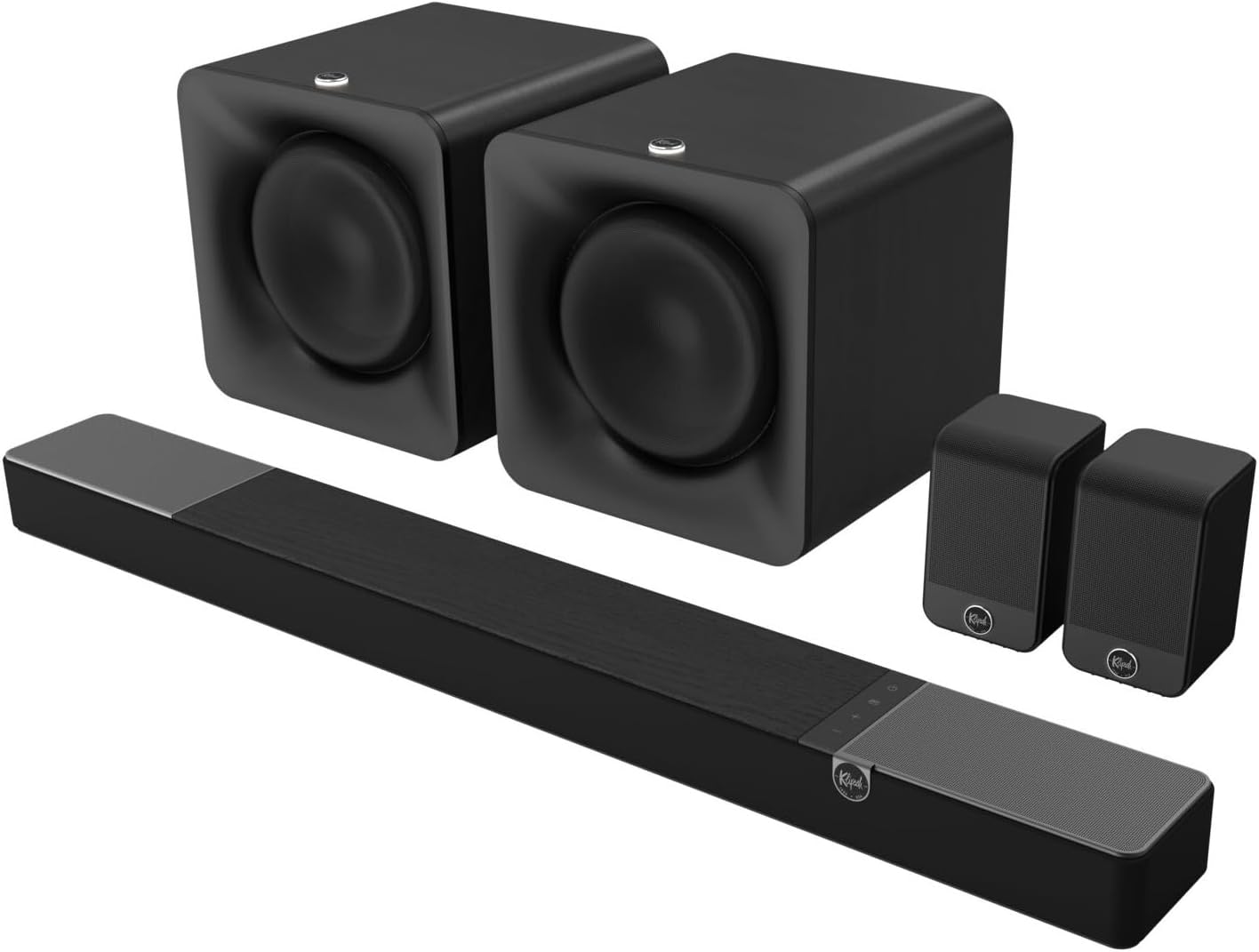 Amazon.com: Klipsch FLEXUS-200-SOUNDBAR 3.1.2 Sound System Soundbar with 2 FLEXUS-10-SUB 10 ...