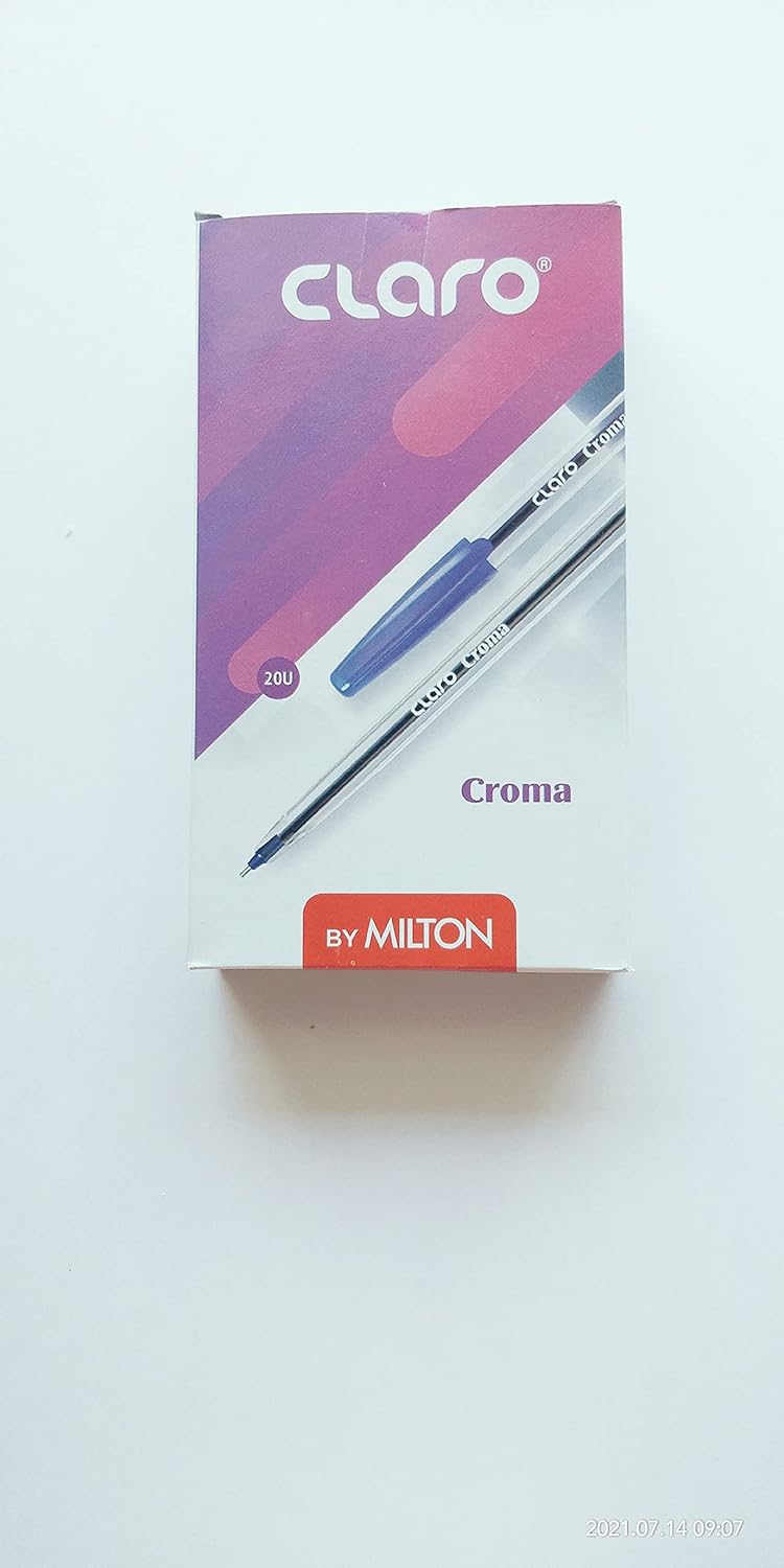milton claro croma pen(set of 2pack) 40pen blue : Amazon.in